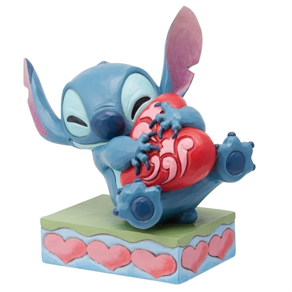 Disney - Jim Shore | Heart Struck, Stitch hugging Heart